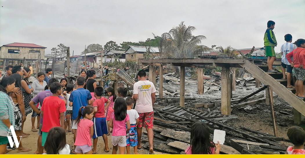 Fire destroys Peru church and homes | Anabaptist World